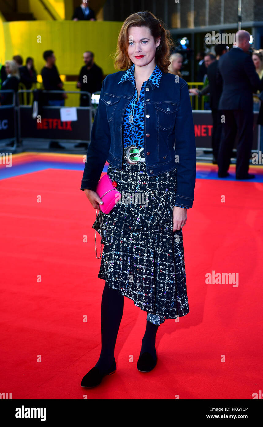 Jasmine Guinness attending the Maniac World Premiere at the Southbank ...