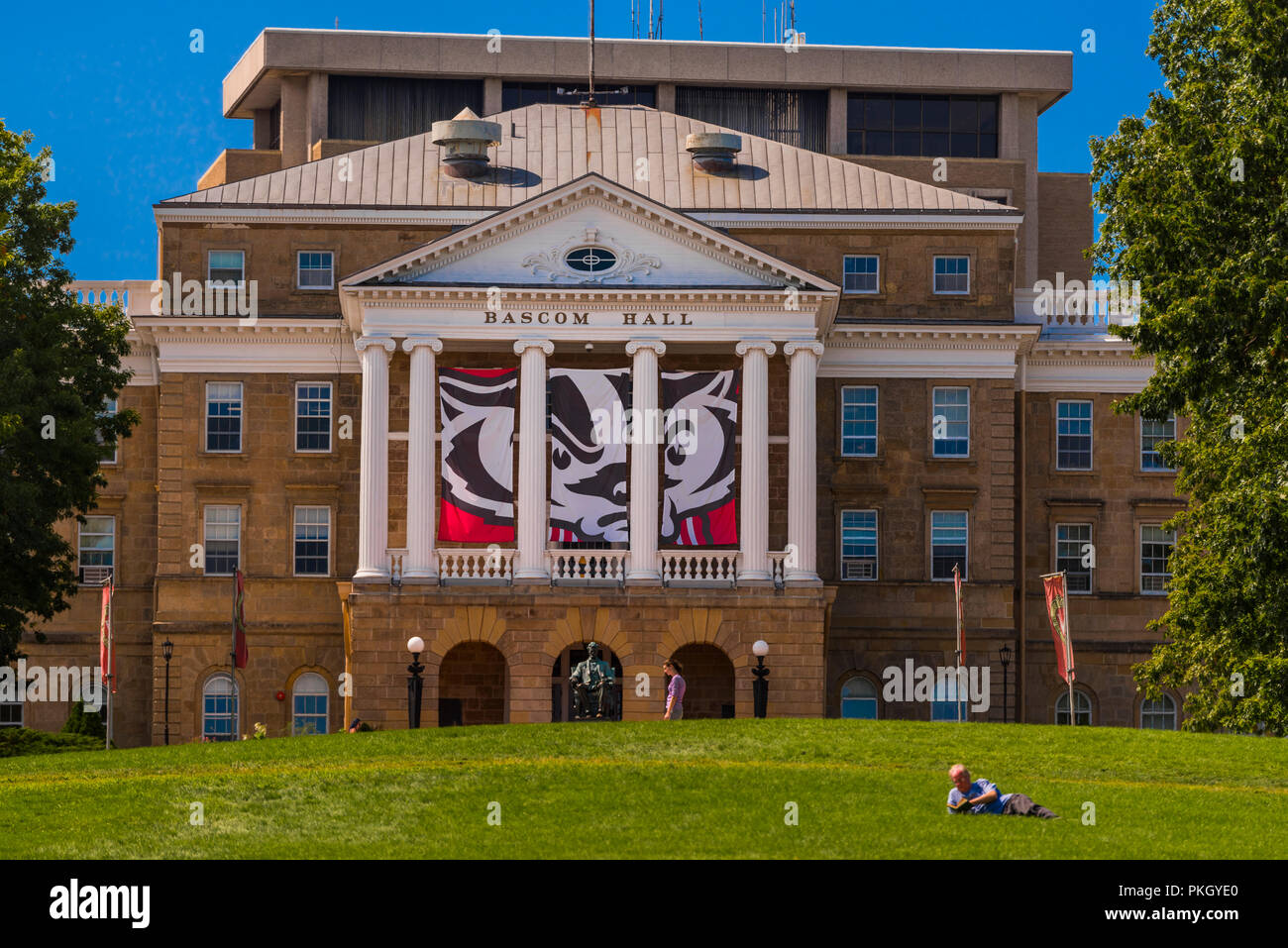 Bascom Hall on the University of Wisconsin campus Stock Photo - Alamy