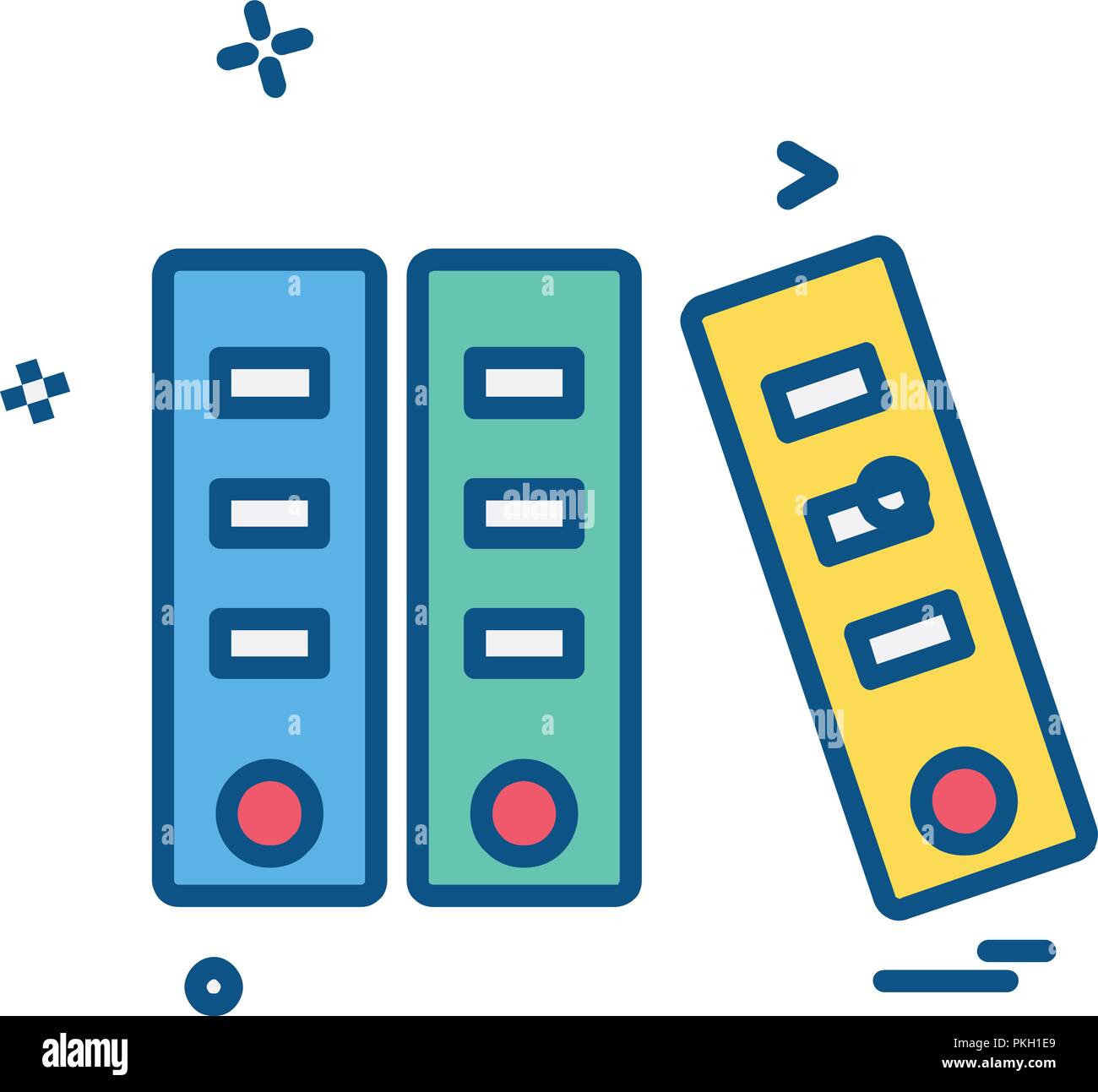 Files icon design vector Stock Vector Image & Art - Alamy