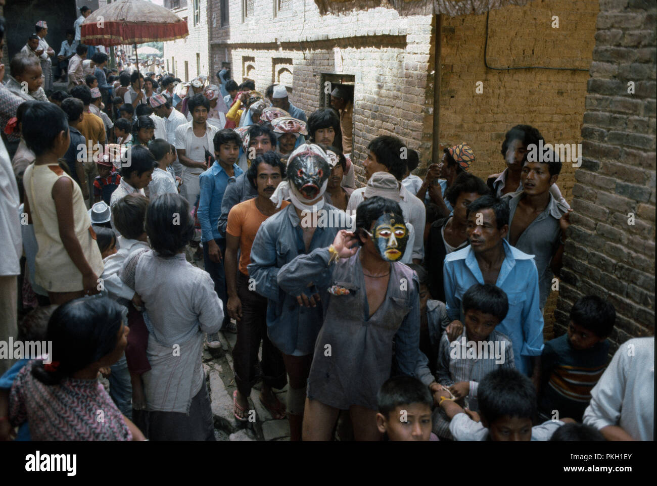 Gai Jattra Festival Stock Photo - Alamy