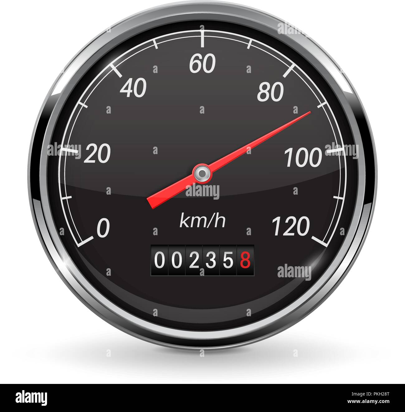 Speed speedometer icon sign round hi-res stock photography and images ...
