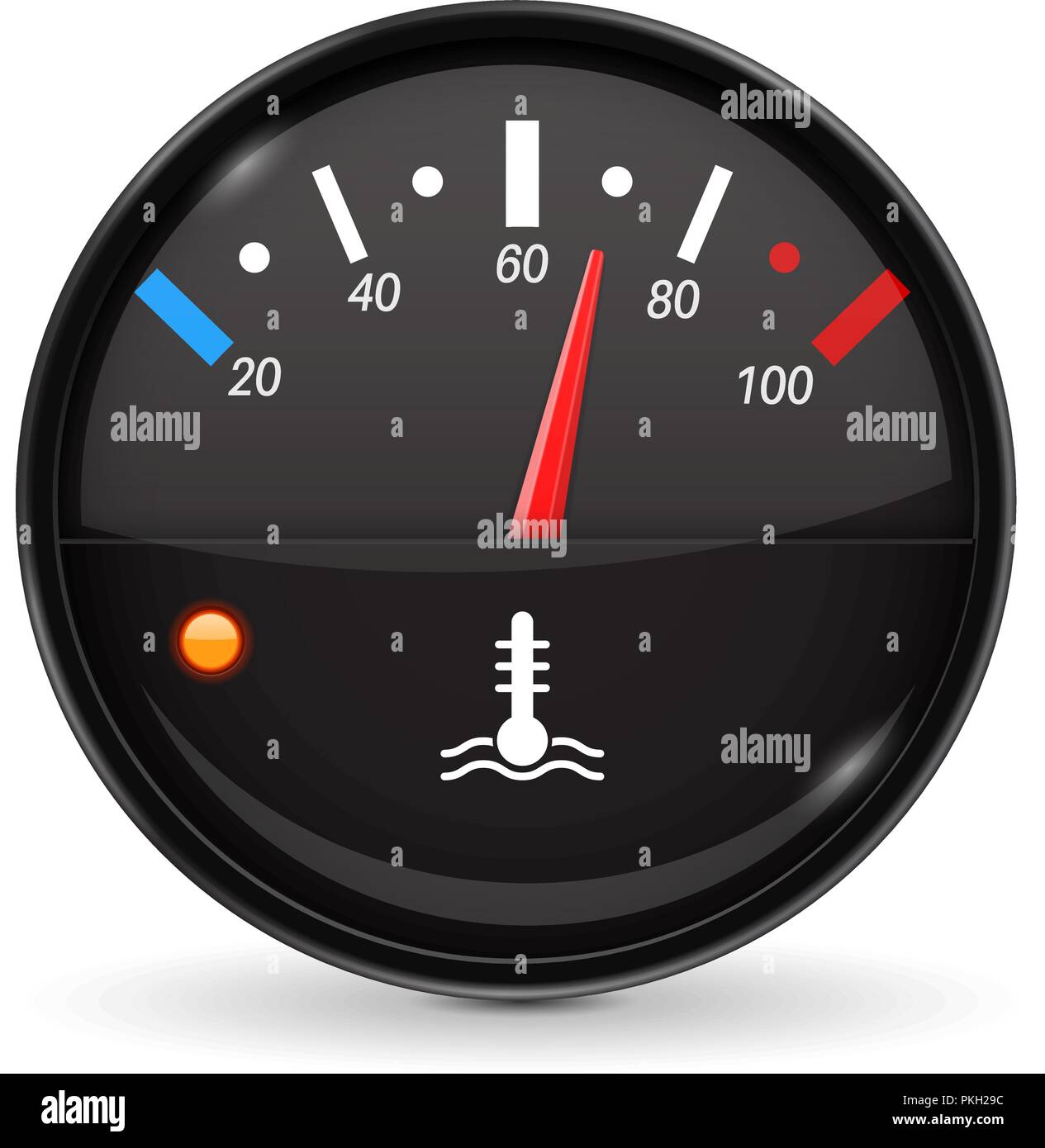Temperature gauge vector hi-res stock photography and images - Alamy