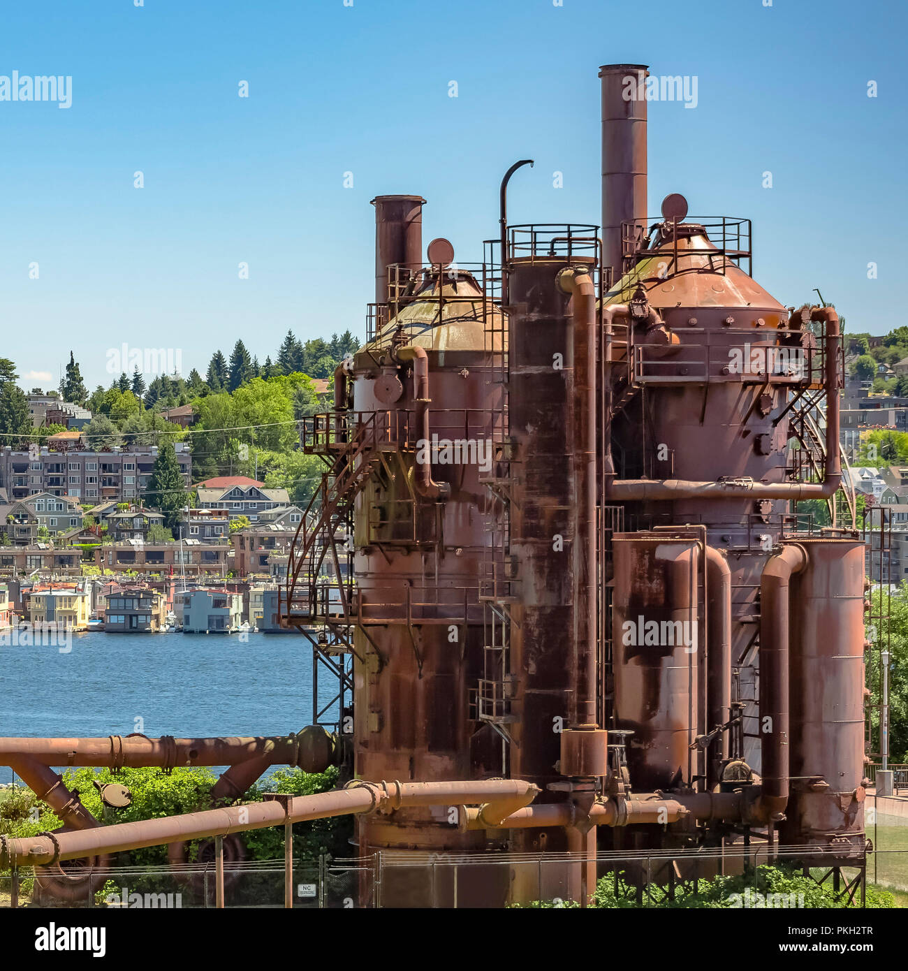 Container gas works hi-res stock photography and images - Alamy
