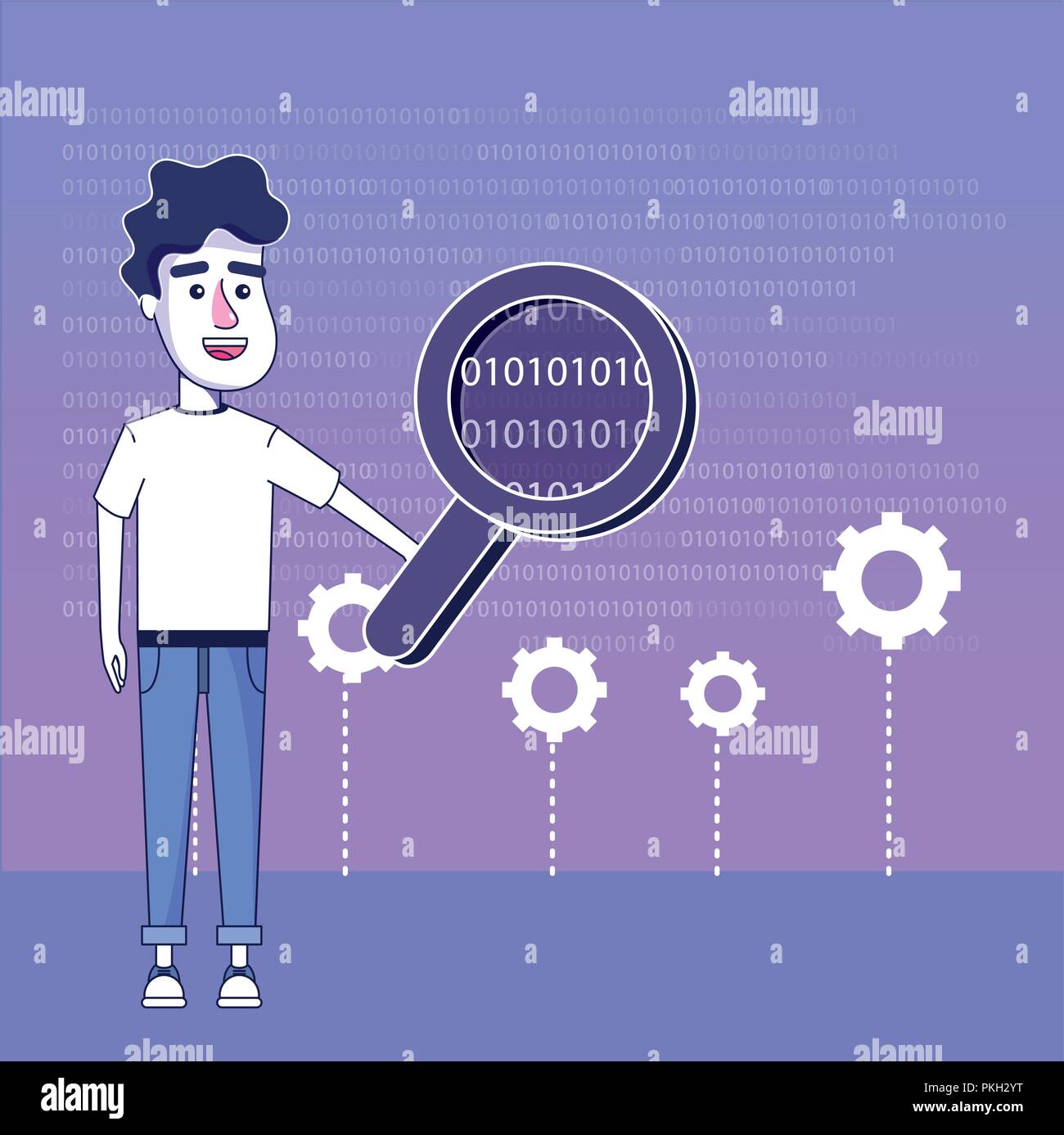 Software programmer cartoon Stock Vector Image & Art - Alamy