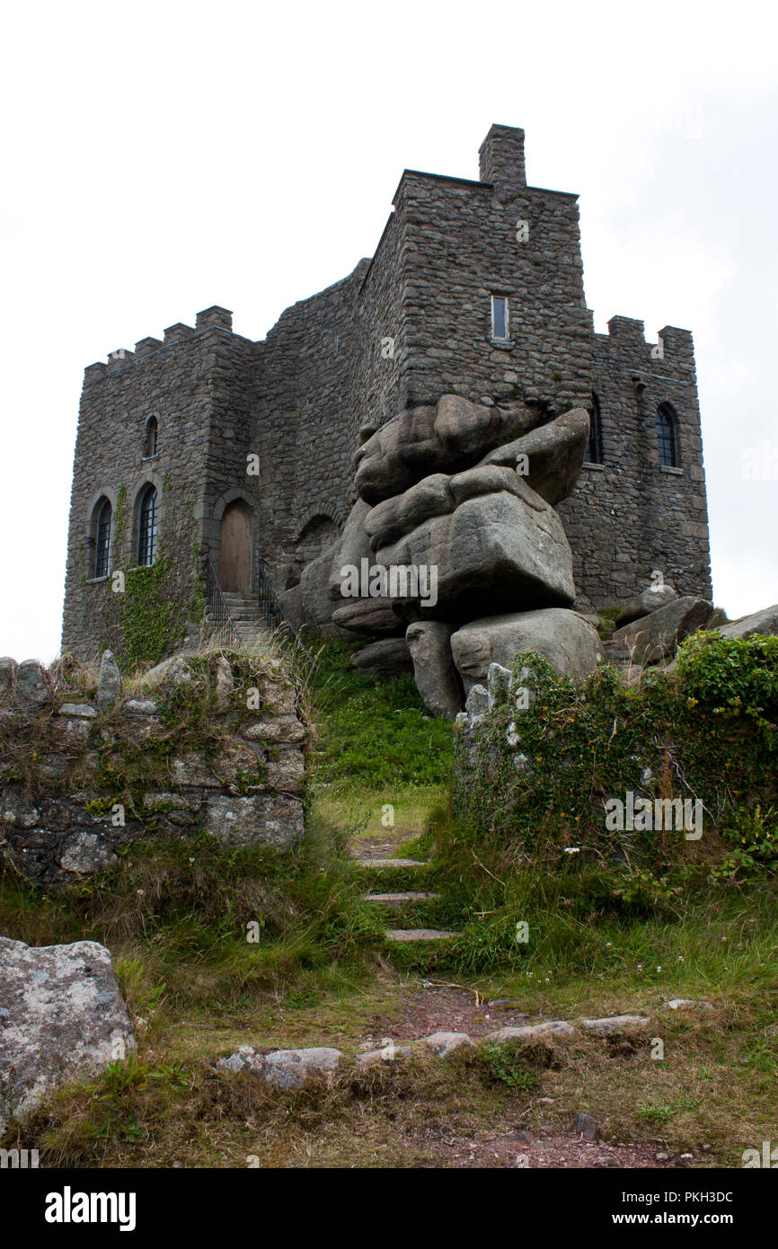 Carn Brea Castle Cornwall Stock Photo - Alamy
