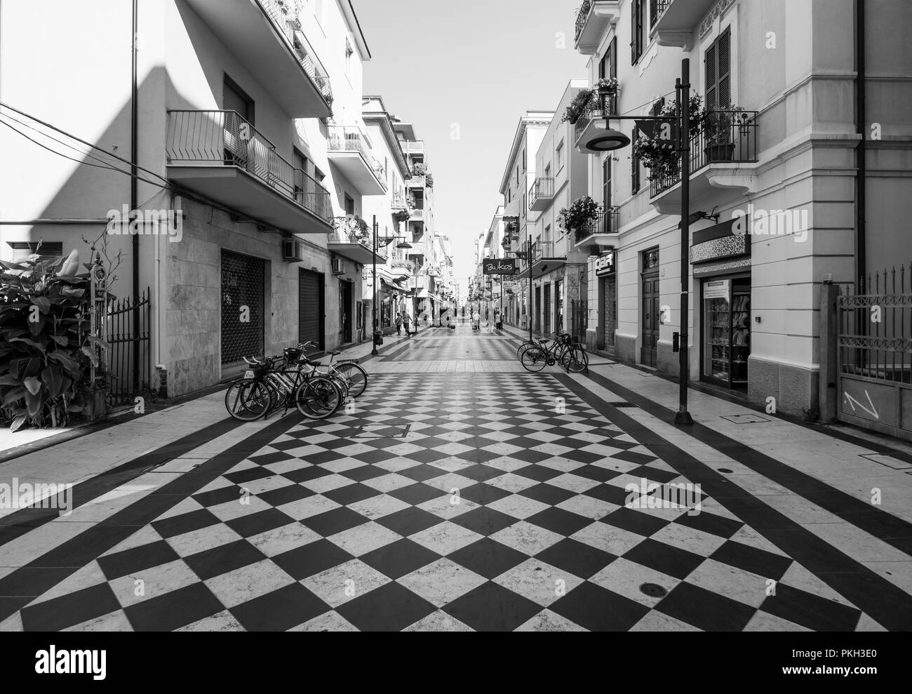 Pescara (Italy) - The modern historic center of the sea city in Abruzzo ...