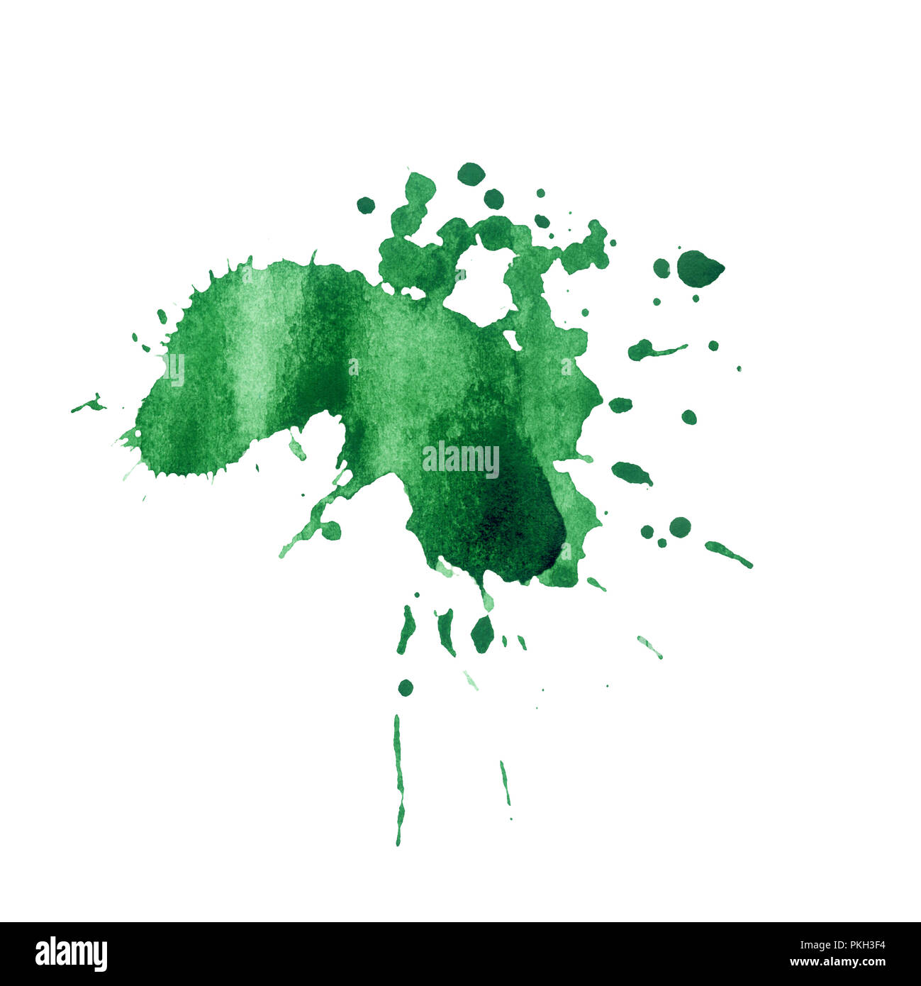 Green Splatter Paint