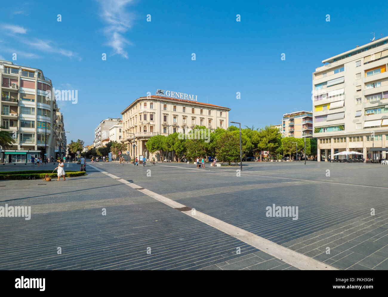 Pescara (Italy) - The modern historic center of the sea city in Abruzzo ...