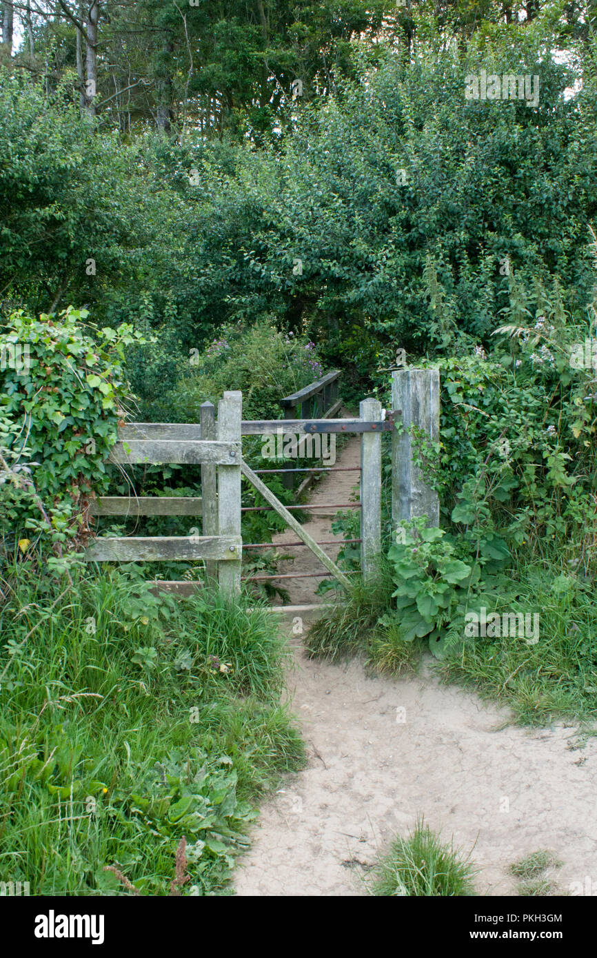 Golden Cap Gate Stock Photo - Alamy