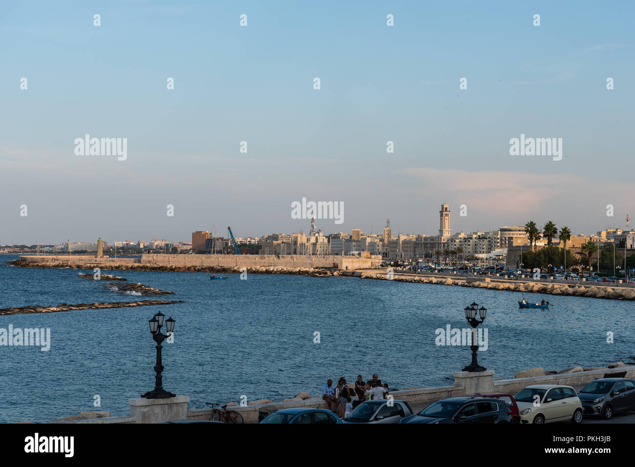 The sea of Bari Stock Photo - Alamy