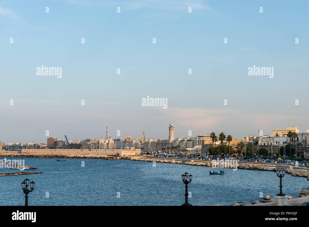 The sea of Bari Stock Photo - Alamy