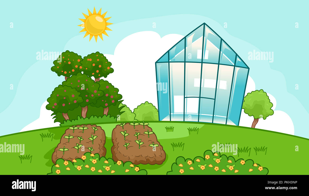 Greenhouse Vegetables Clipart