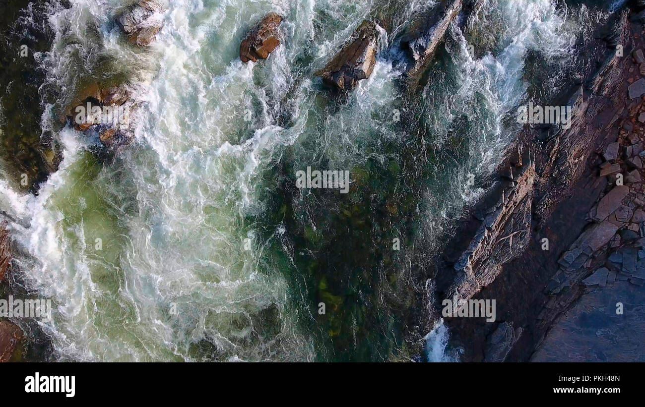 Top view of Beautiful mountain river, Norway Stock Photo - Alamy