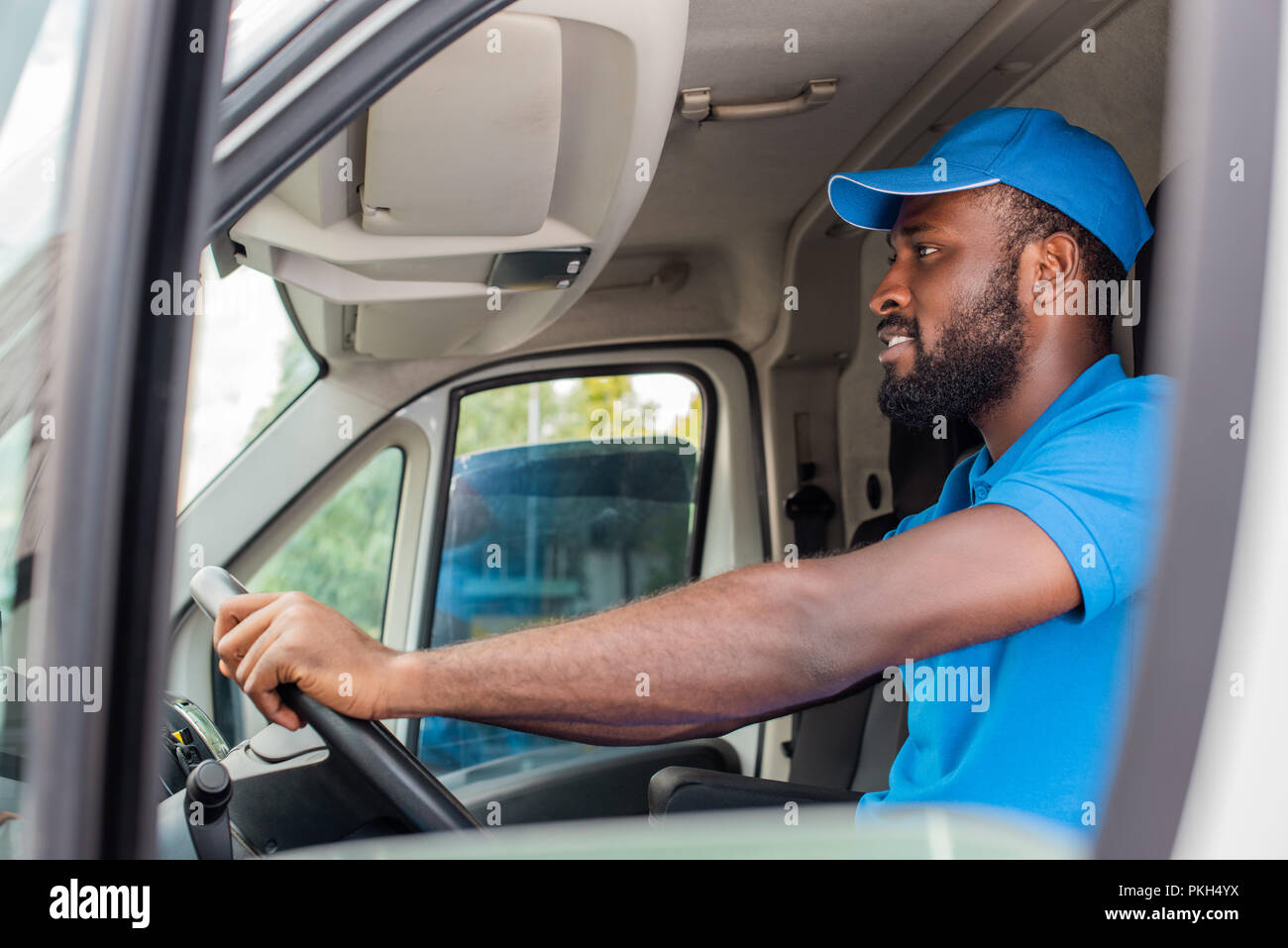African American Man Car High Resolution Stock Photography and Images ...