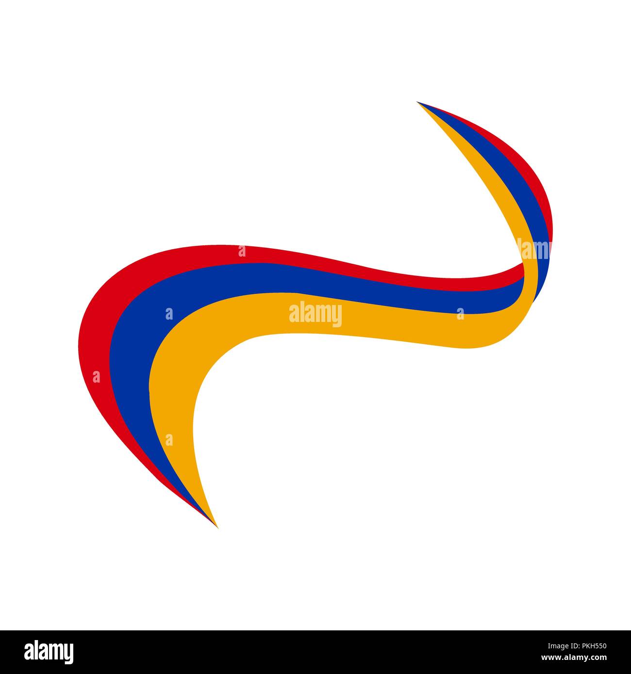 Ribbon flag Stock Vector Images - Alamy