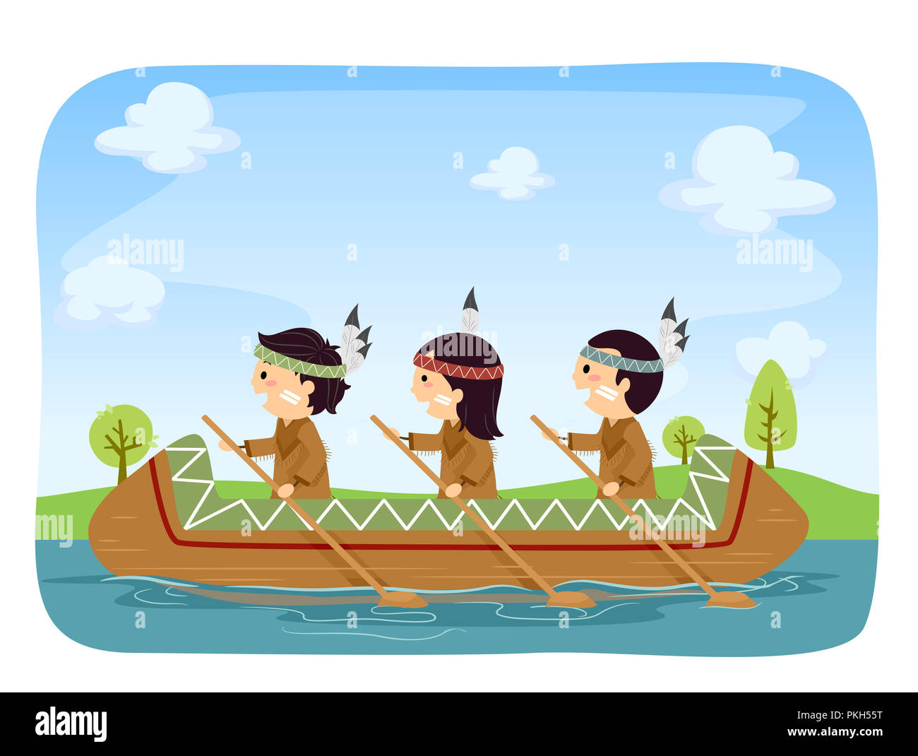 Cartoon Rowing Boat Stock Photos & Cartoon Rowing Boat Stock Images - Alamy