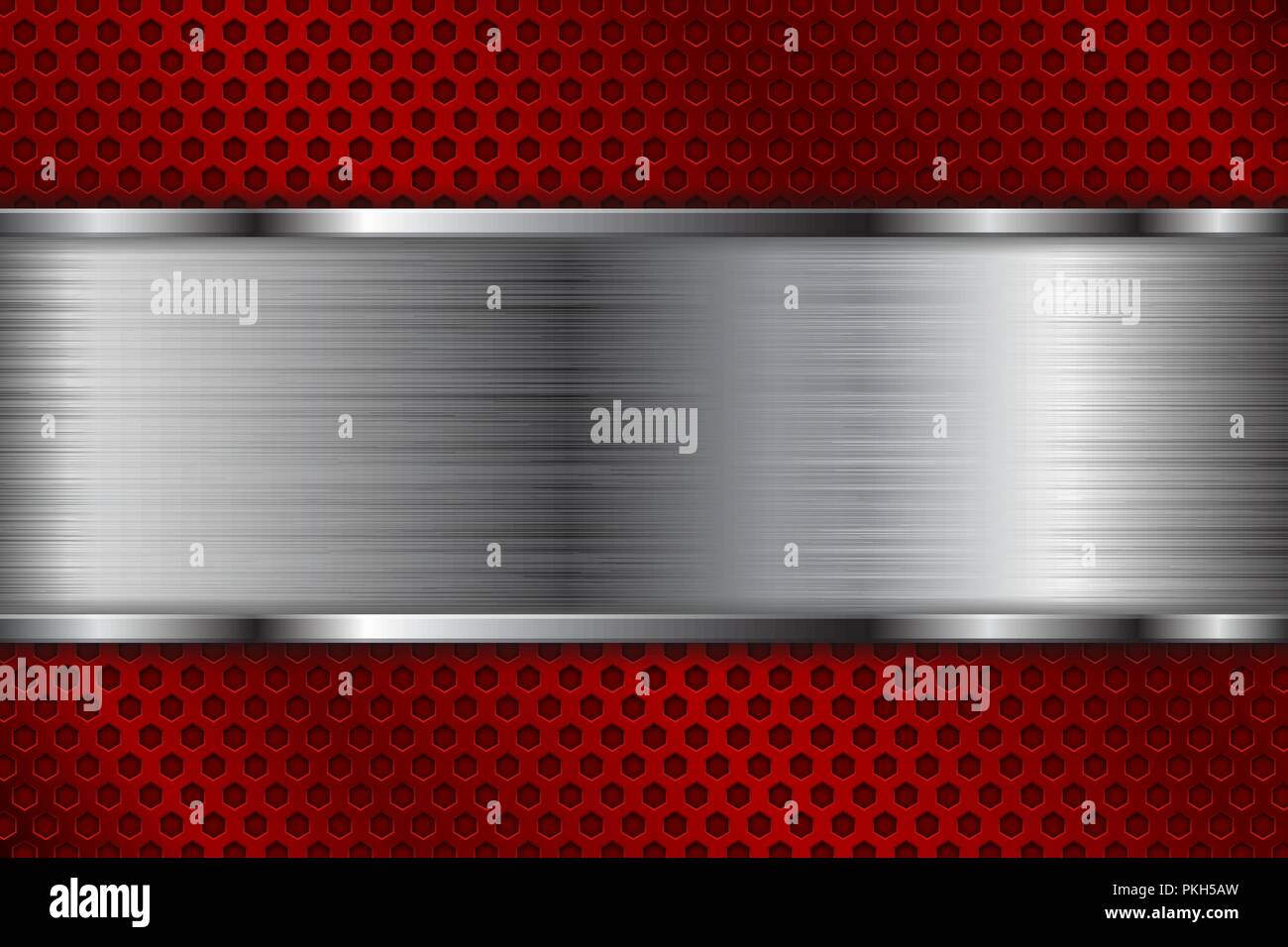 Perforated metal panel 3d Stock Vector Images - Alamy