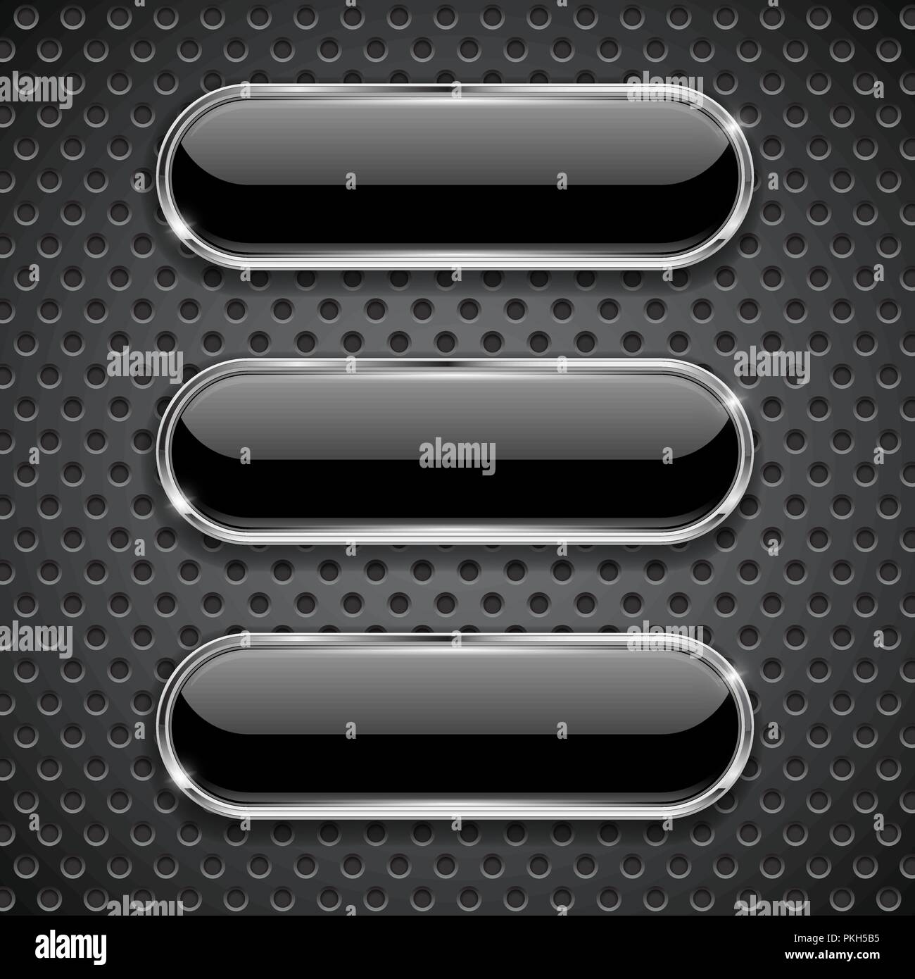 Metal black background Stock Vector Images - Alamy