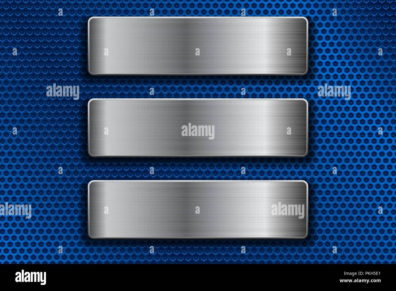 Perforated metal panel 3d Stock Vector Images - Alamy