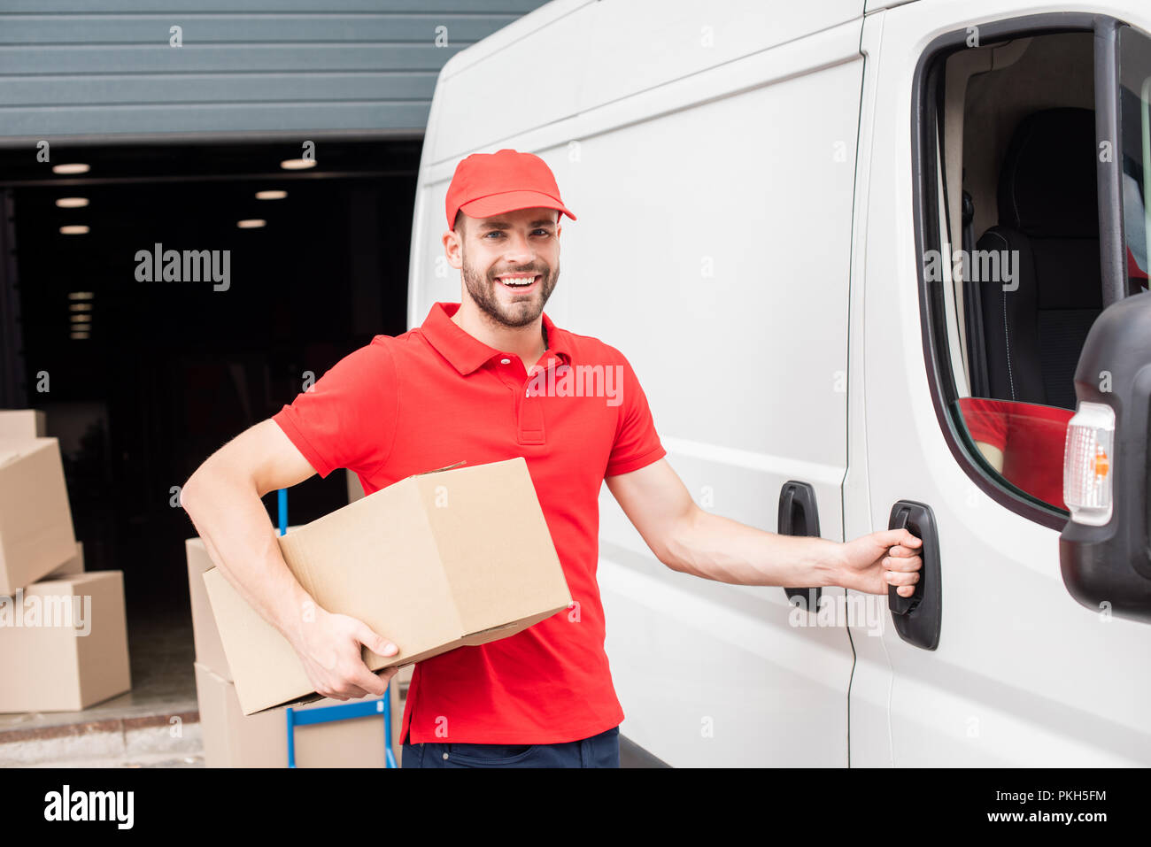 White van man hi-res stock photography and images - Alamy
