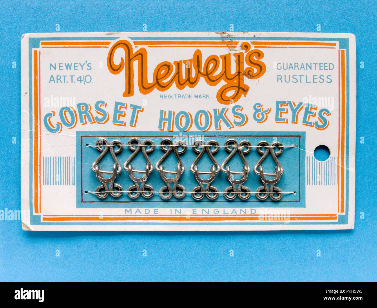 Corset Hooks & Eyes Stock Photo - Alamy