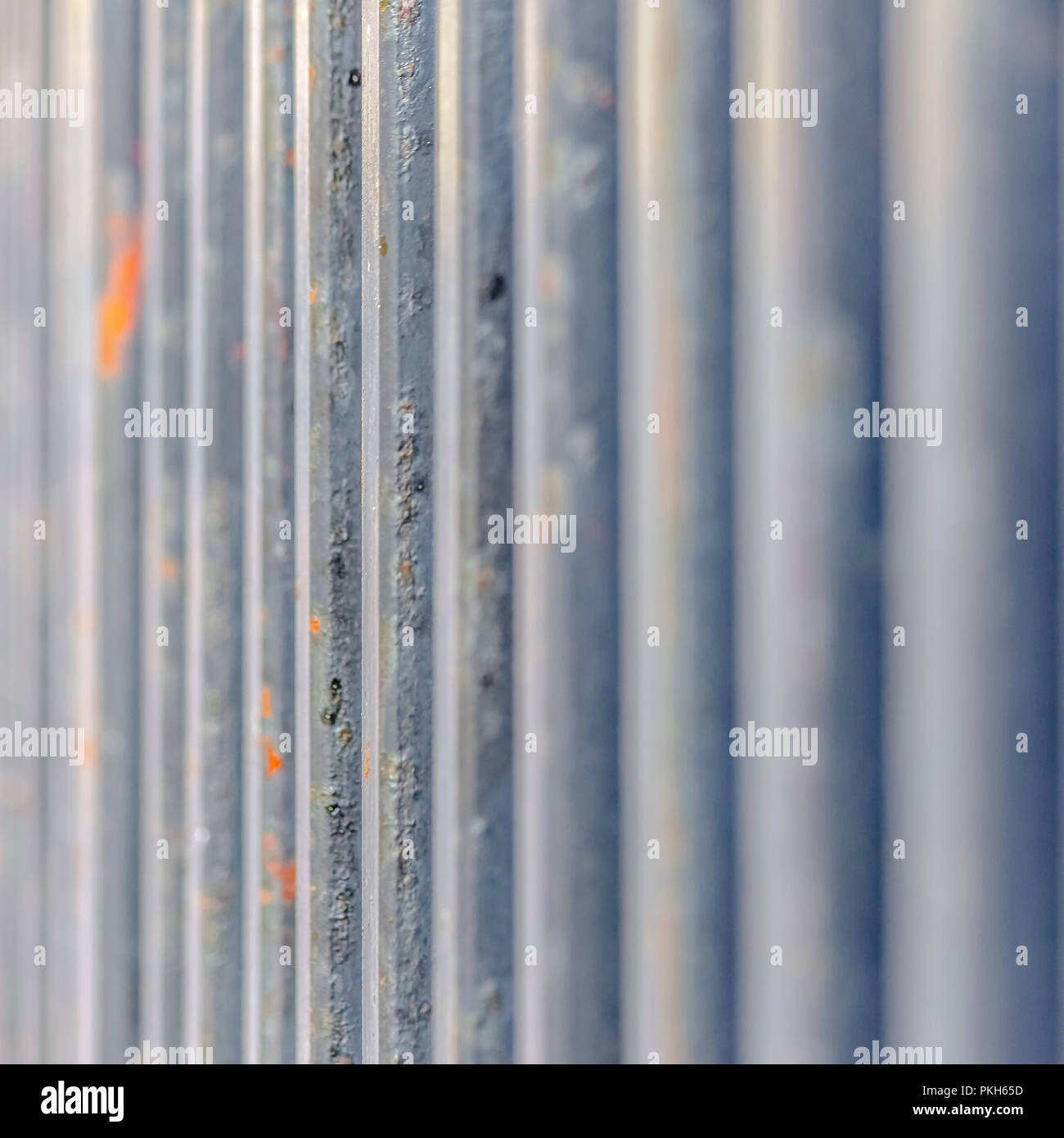 Metal bars close up filling frame square Stock Photo - Alamy