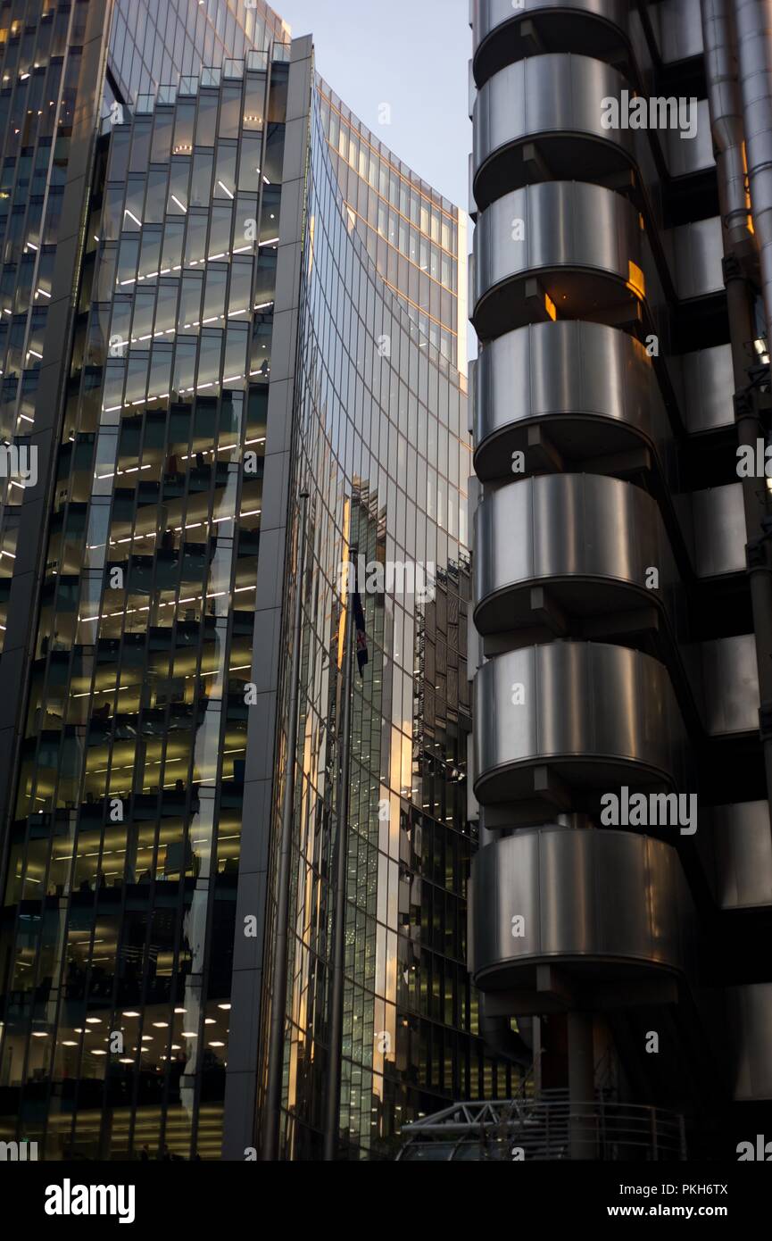 City of London sky scrapers Stock Photo - Alamy