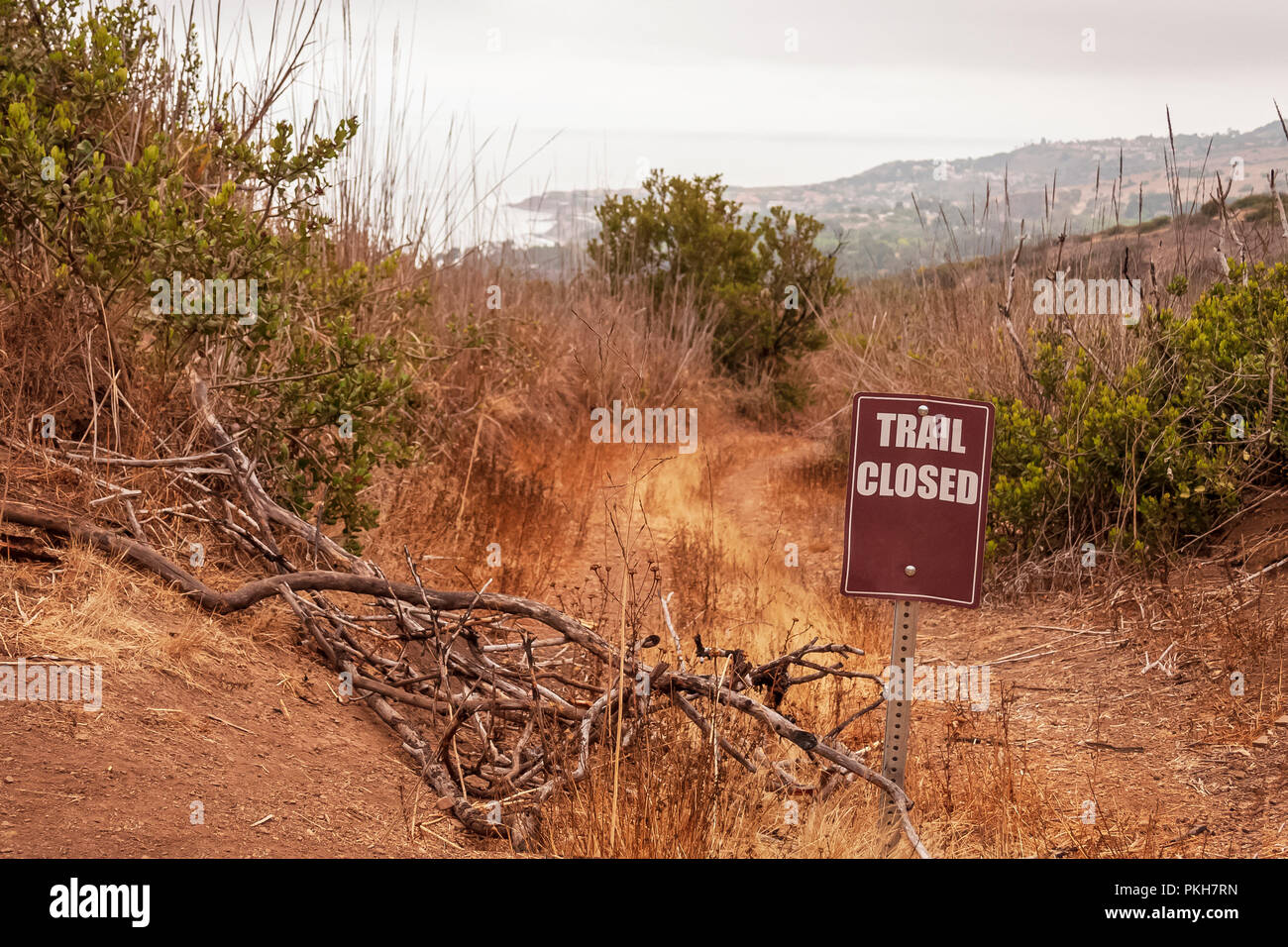 Closed walking trail hi-res stock photography and images - Alamy