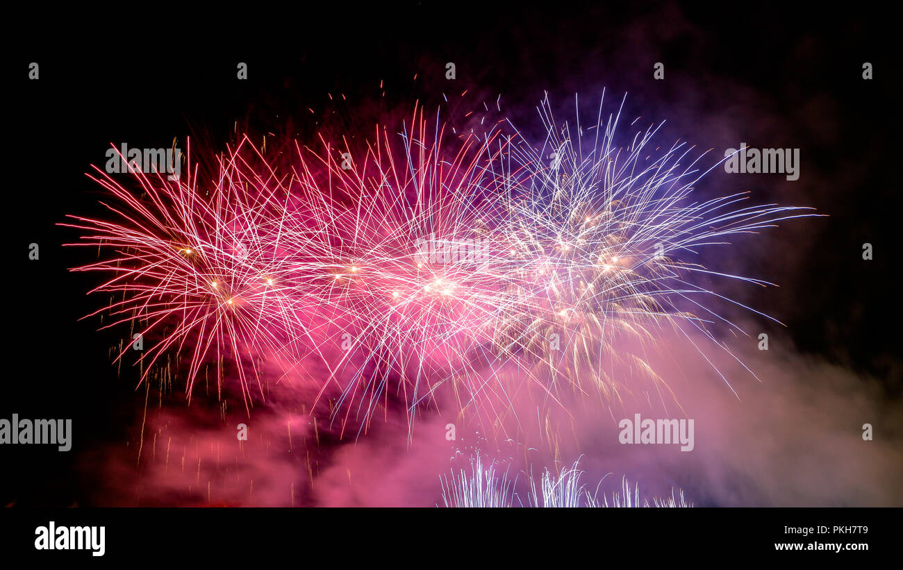 Fireworks explosion fire festival hi-res stock photography and images ...