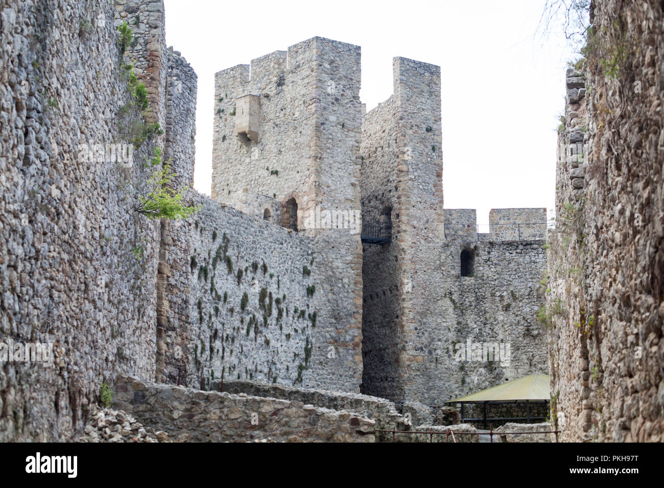 Serbian medieval fortification, Fortified Manasija Monastery Stock ...