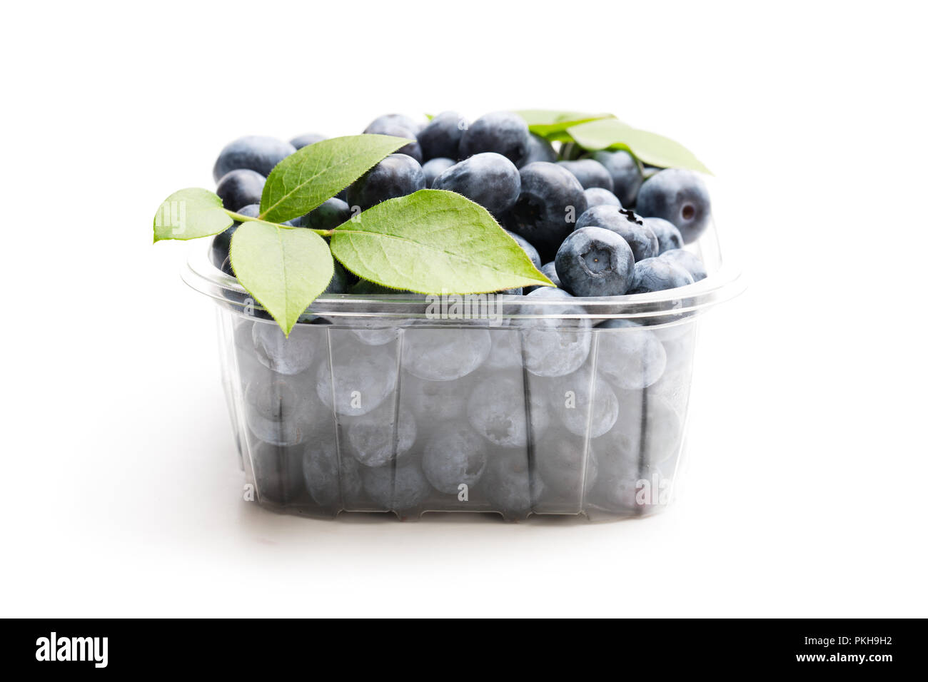 Blueberries in plastic container hi-res stock photography and images ...