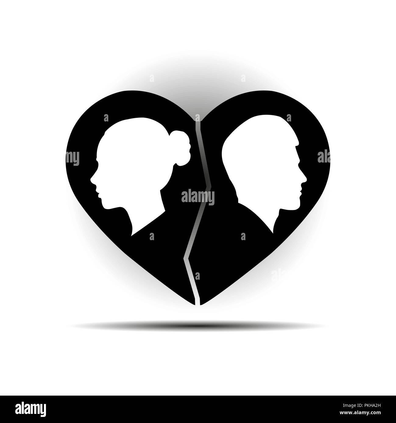 Male female split Cut Out Stock Images & Pictures - Alamy