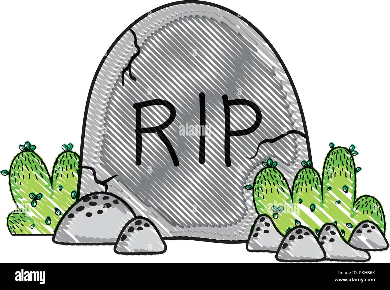 grated rip stone tablet with bushes and rocks Stock Vector Image & Art ...