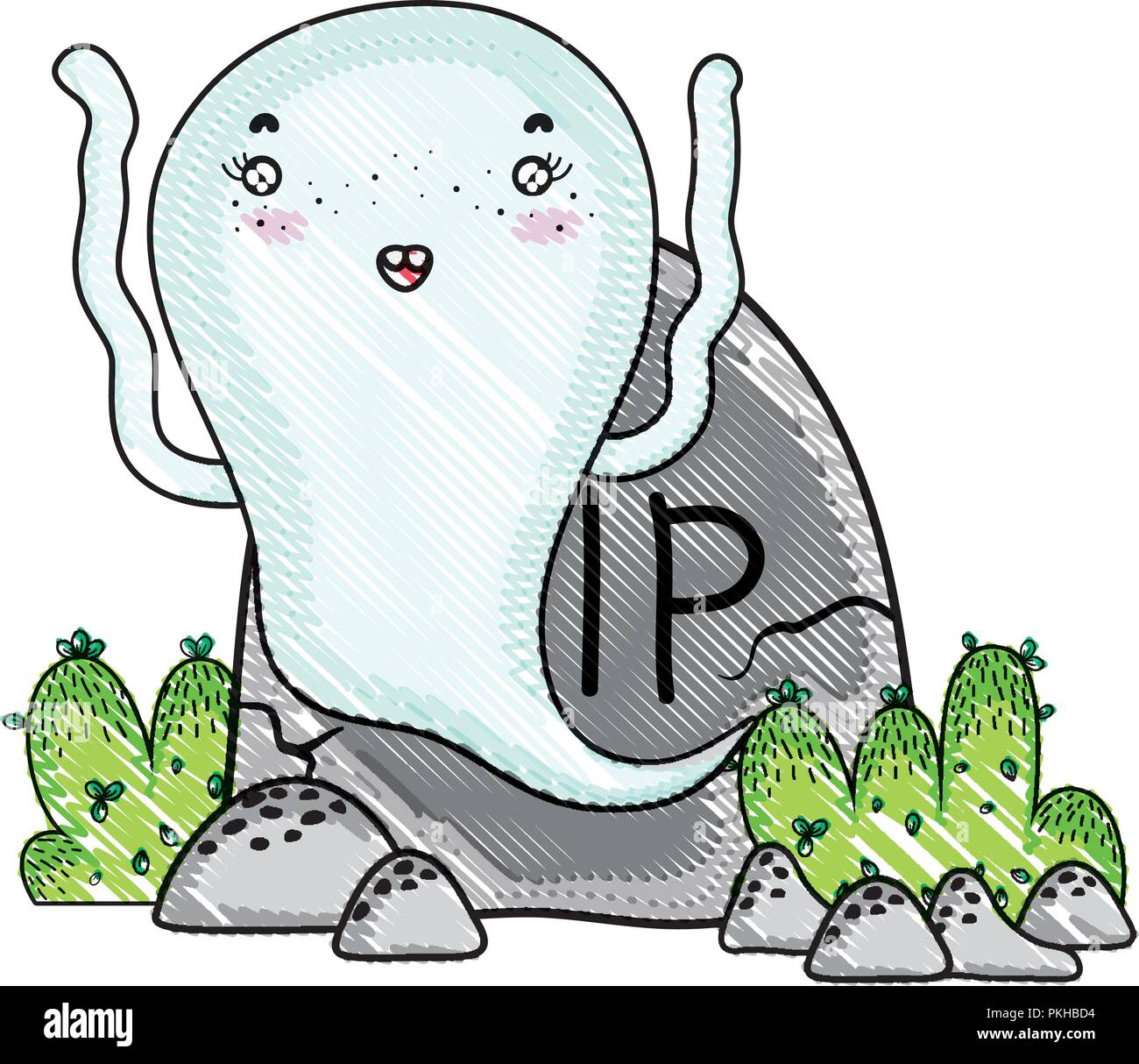 Skull rocks Stock Vector Images - Alamy