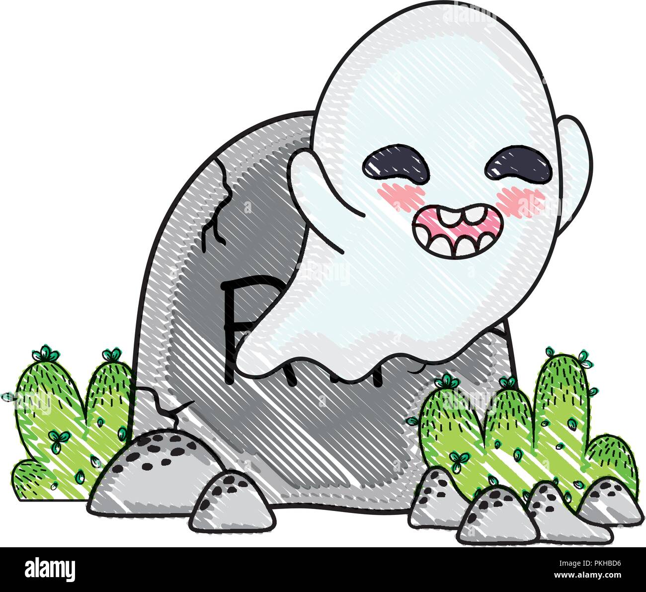 Ghost rocks Stock Vector Images - Alamy