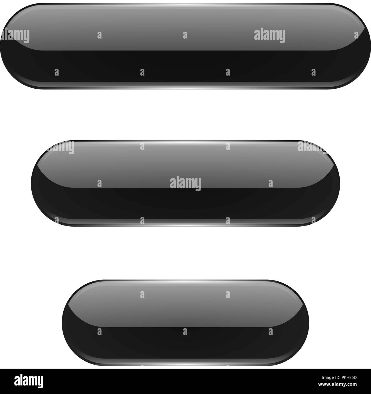 Black menu blank Stock Vector Images - Alamy