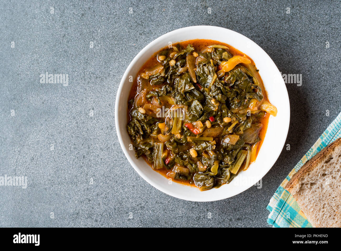 Homemade Healthy Chard with Rice, Onions and Tomato Paste / Turkish ...