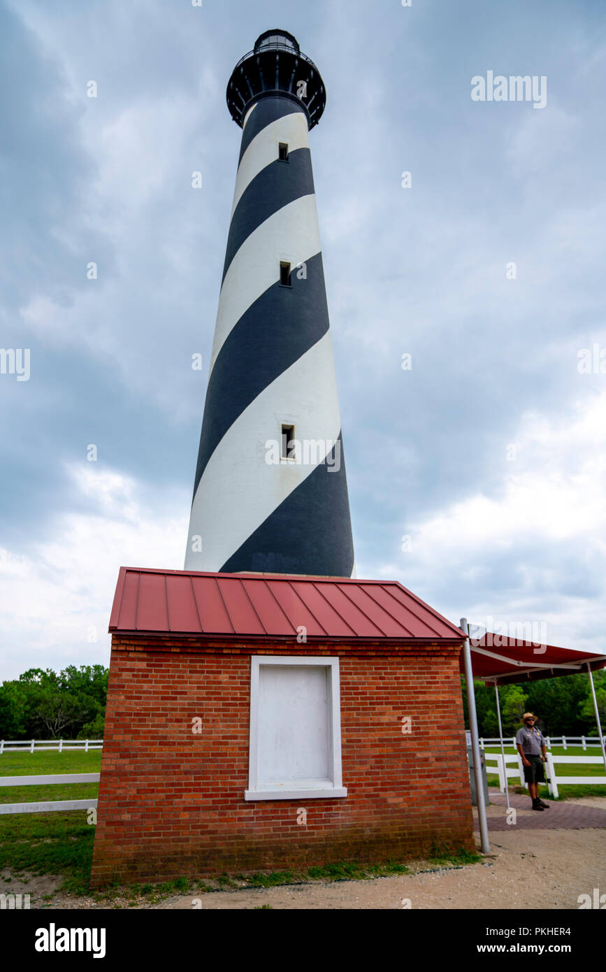 Cape Hatteras Lighthouse in the Cape Hatteras National Seashore section ...