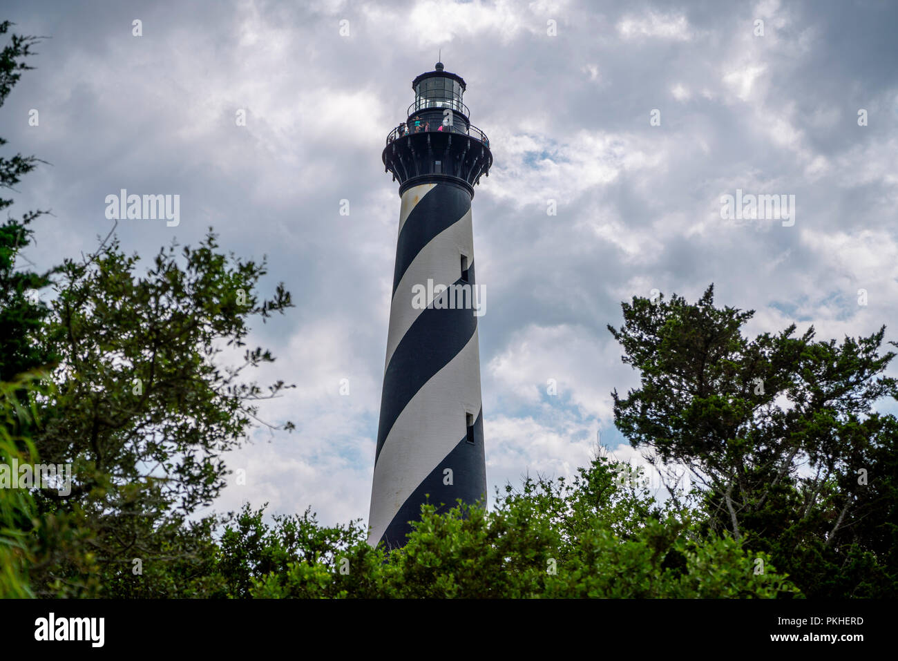 Cape Hatteras Lighthouse in the Cape Hatteras National Seashore section ...
