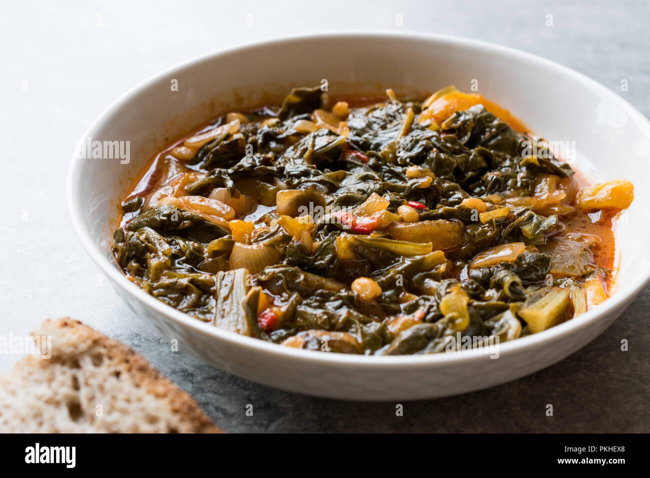 Homemade Healthy Chard with Rice, Onions and Tomato Paste / Turkish ...