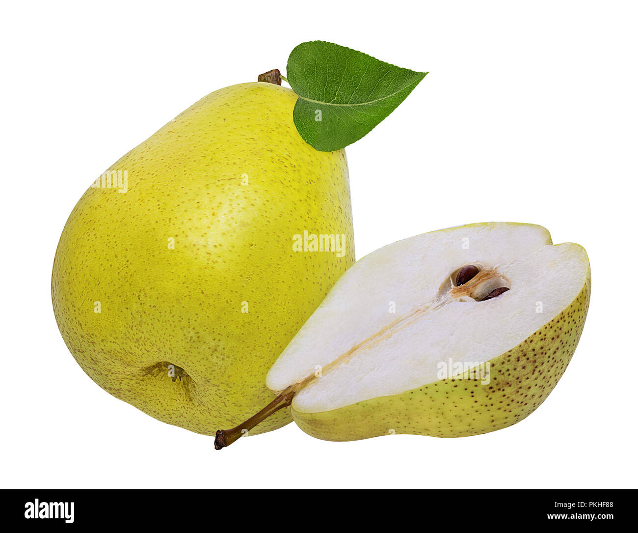 pears isolated on white background Stock Photo - Alamy