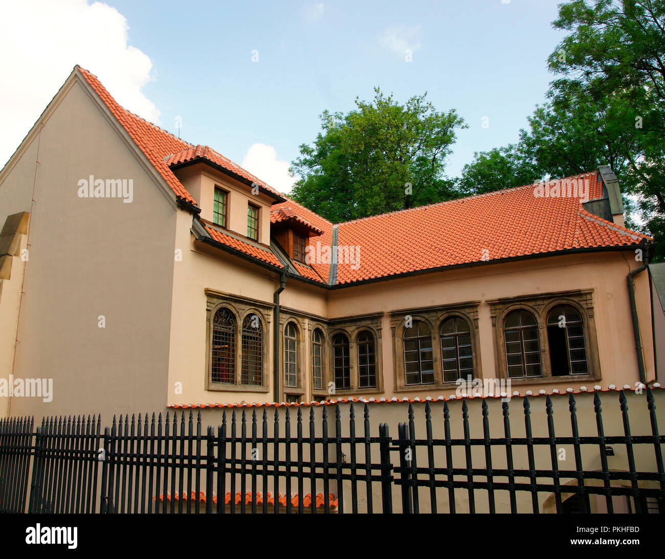 Jewish quarter pinkas synagogue prague hi-res stock photography and ...