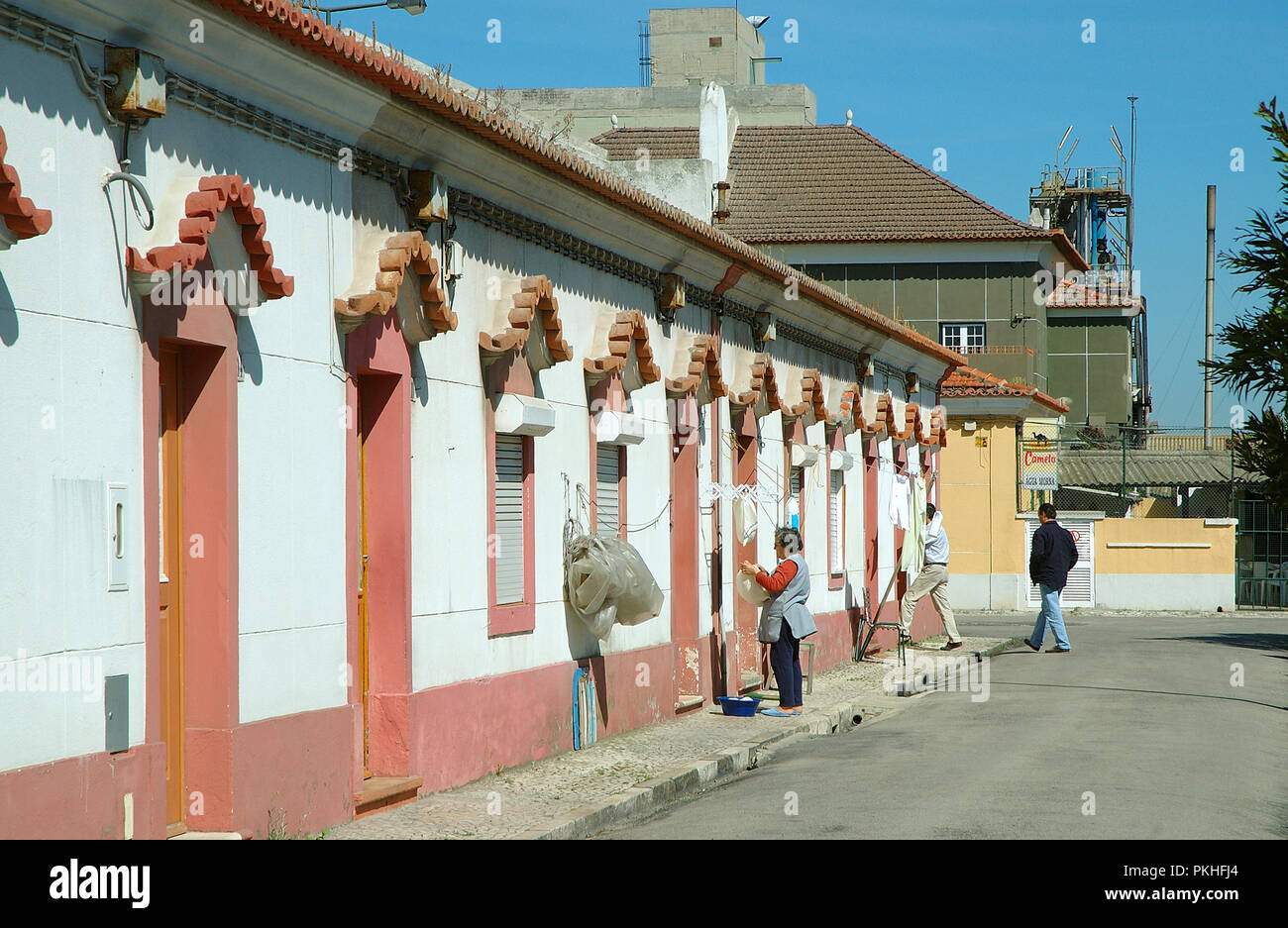 Working-class neighborhood. Barreiro, Portugal Stock Photo - Alamy