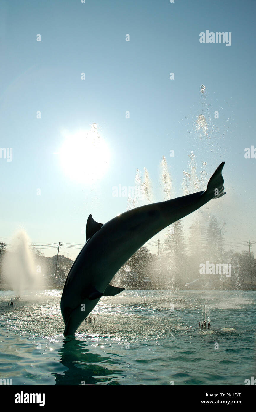 Statue of a Dolphin. Setúbal, Portugal Stock Photo - Alamy