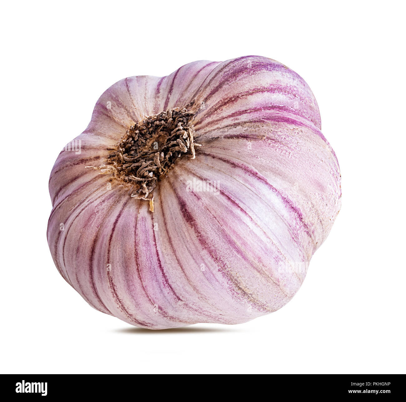 garlic isolated on white background Stock Photo - Alamy