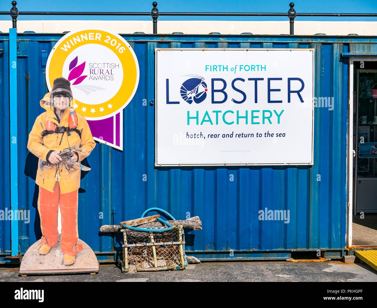 Lobster hatchery, North Berwick harbour, North Berwick, East Lothian ...