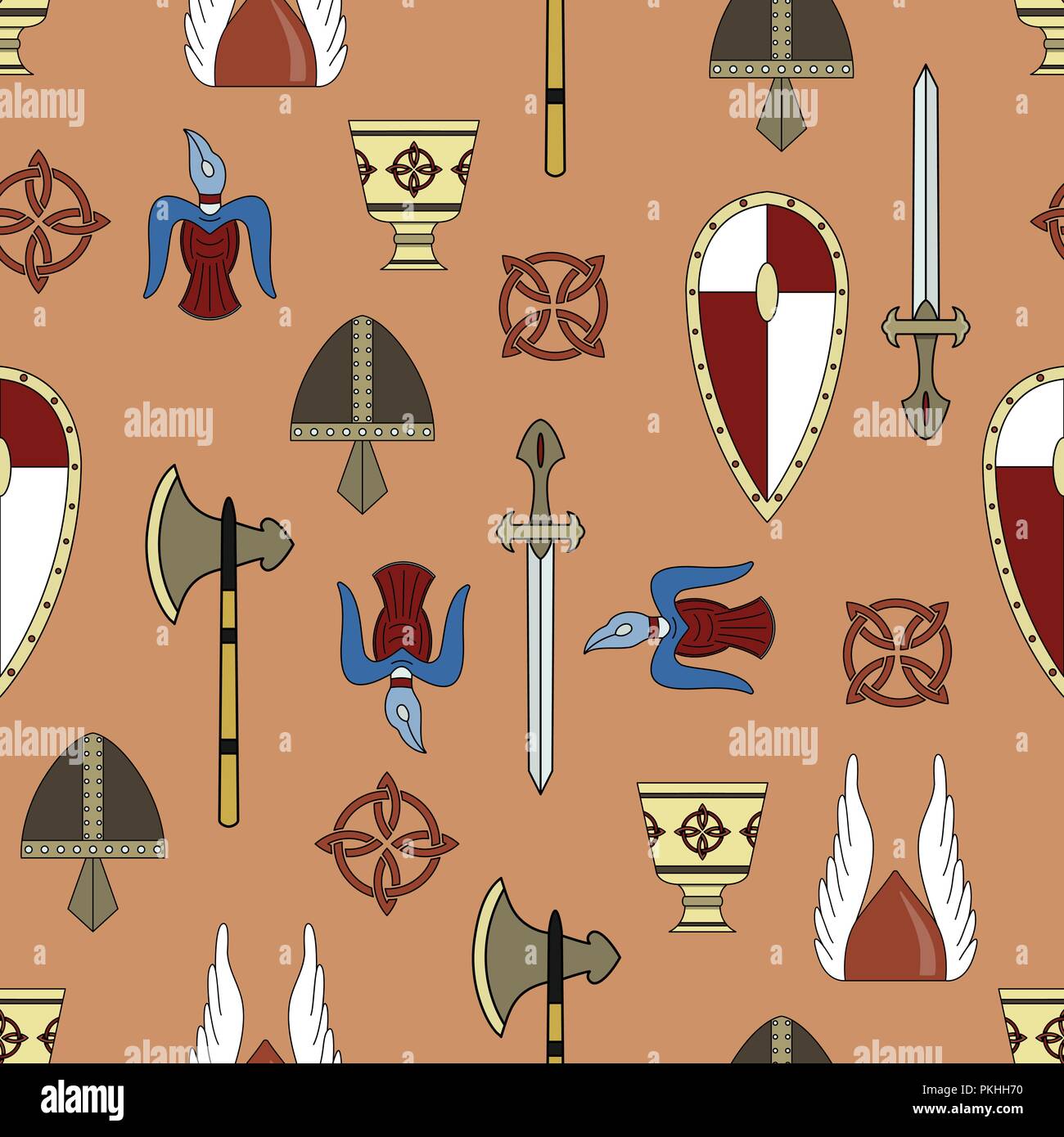 Viking weapons Stock Vector Images - Alamy