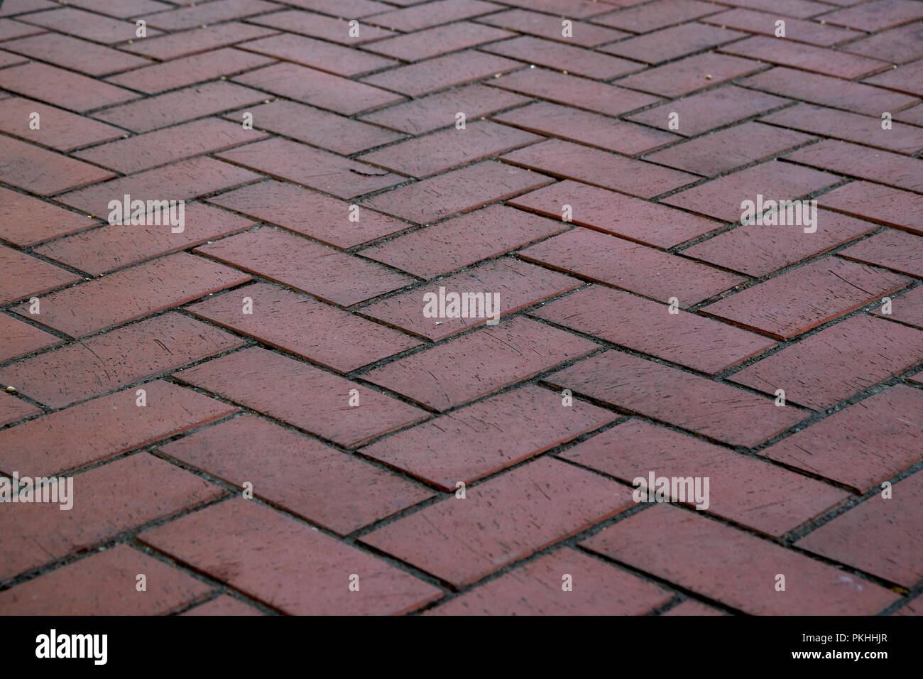 Cobble stone pavement surface pattern in brown tone. Background and ...