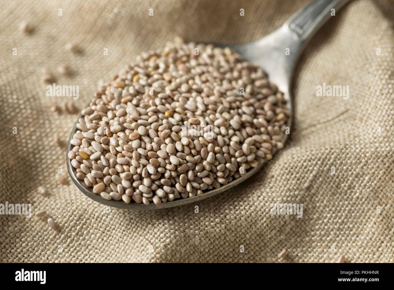 Dry Organic White Chia Seeds in a Bowl Stock Photo - Alamy