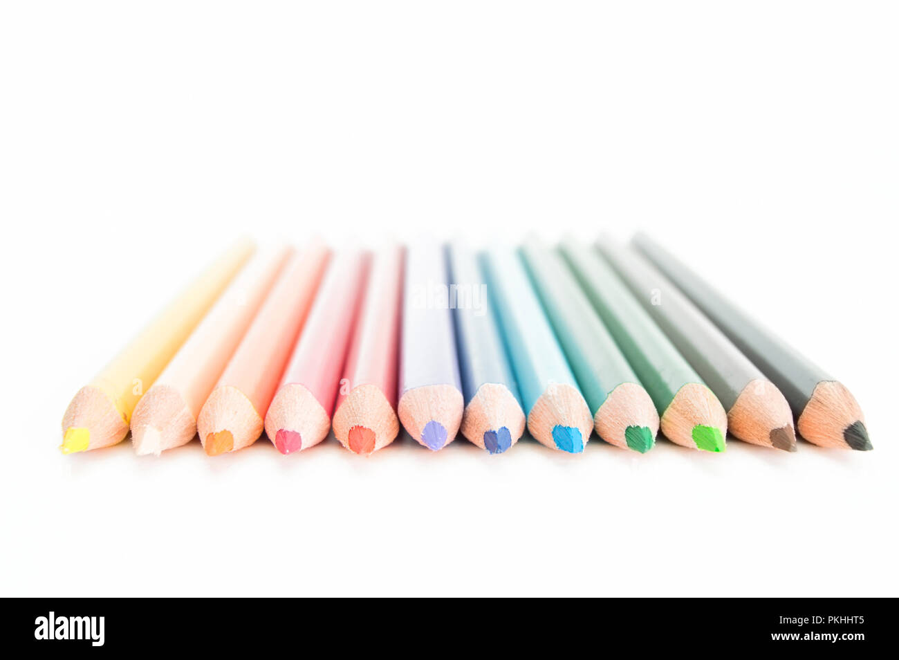 Pencil drawing straight line Cut Out Stock Images & Pictures - Alamy